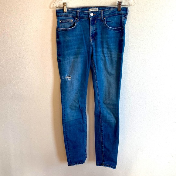 Zara | Jeans | Zara Woman Skinny Jeans Rn 7732 Distressed | Poshmark